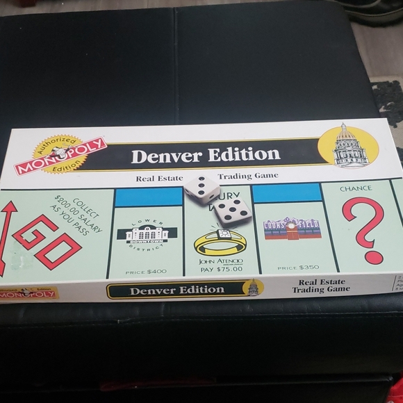 Usaopoly | Toys | Vintage Monopoly Denver Edition | Poshmark